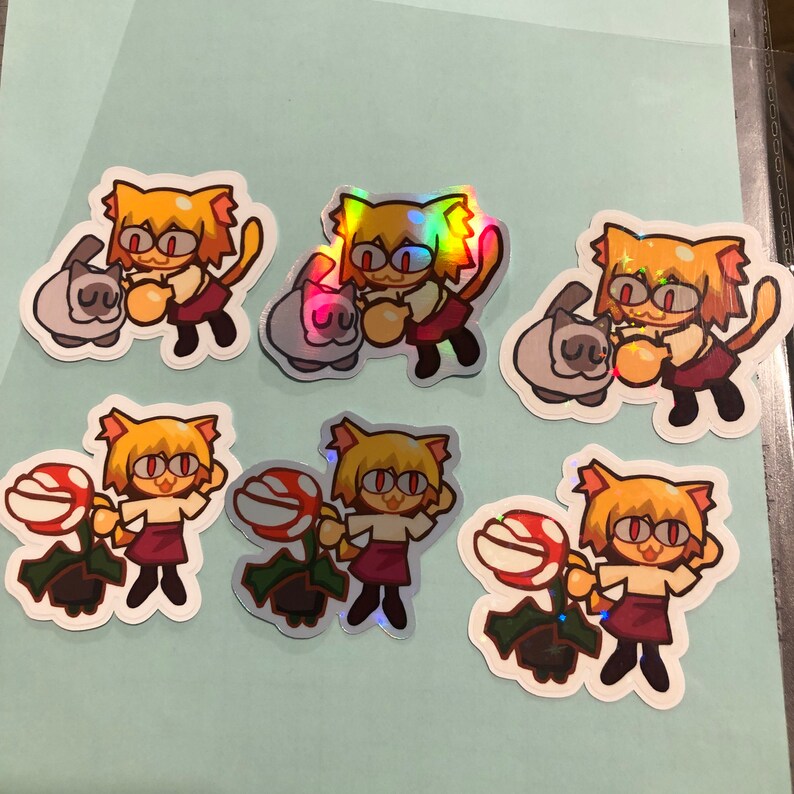 Neco Arc Sticker Neko Arc Sticker Melty Blood Arcueid - Etsy