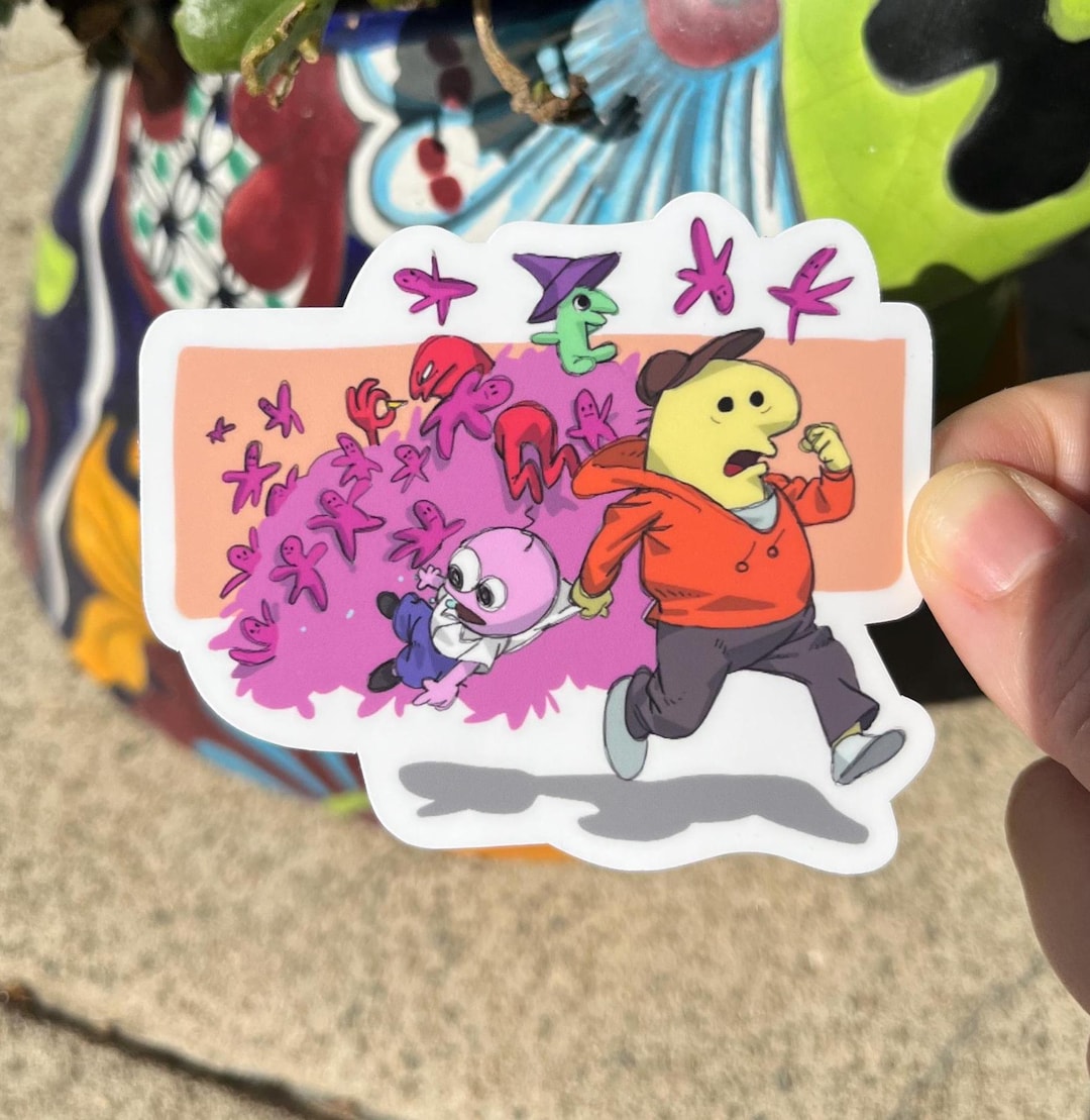 Glep Smiling Friends Sticker, Smiling Friends Sticker - Etsy