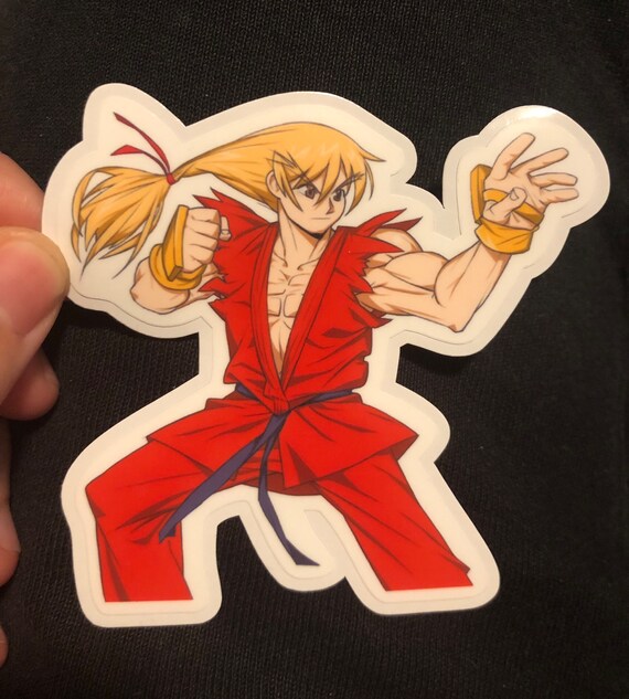 Street Fighter Ken Sticker Ken Sticker, 51% OFF