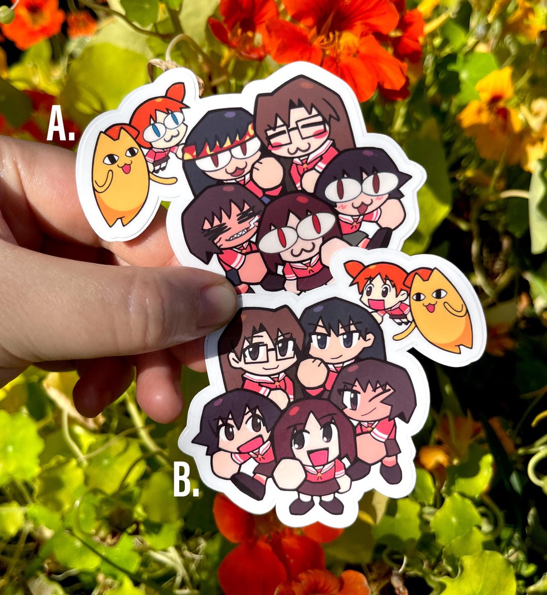 Chiyo Gang Sticker, Neco Arc Sticker, Azumanga Daioh Sticker, Chiyo ...