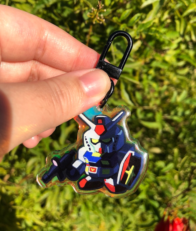 SD Gundam Charm, Chibi Gundam Sd Acrylic Keychain, Gundam RX-78-2 Charm ...