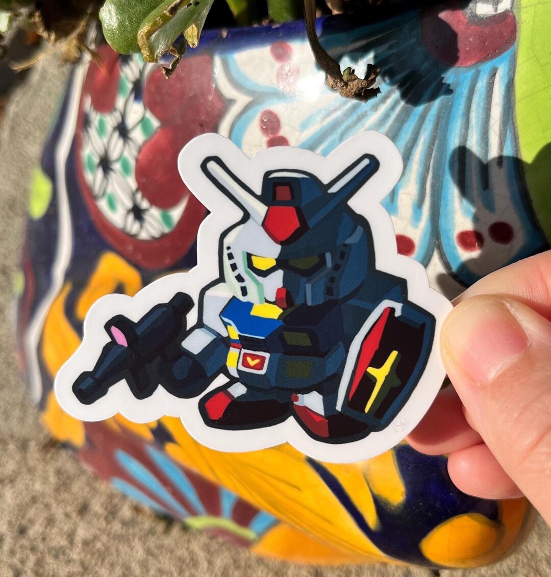 SD Gundam, Chibi Gundam Sd Sticker, Gundam RX-78-2 Sticker, Gundam ...