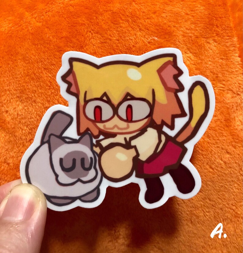 Neco Arc Sticker Neko Arc Sticker Melty Blood Arcueid - Etsy