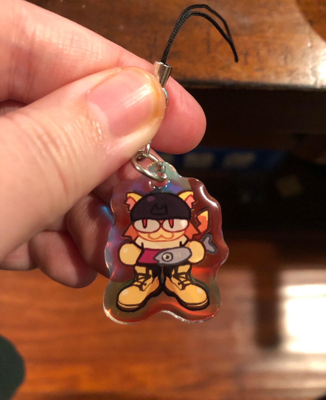 Drip Neco Arc Phone Charm, Neko Arc Holographic Keychain, Arcueid ...