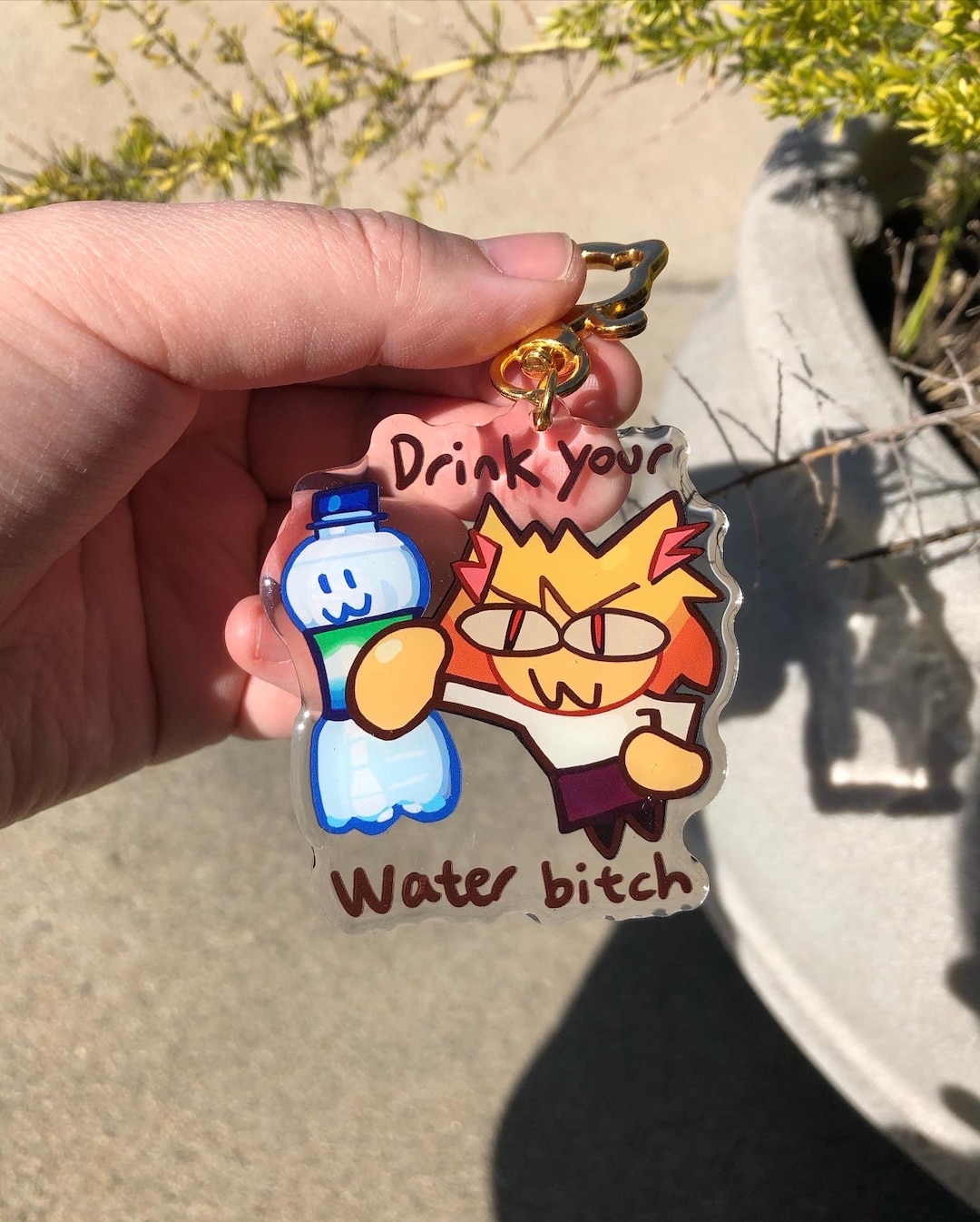 Drink Water Neco Arc Acrylic Charm, Neko Arc Keychain, Arcueid ...