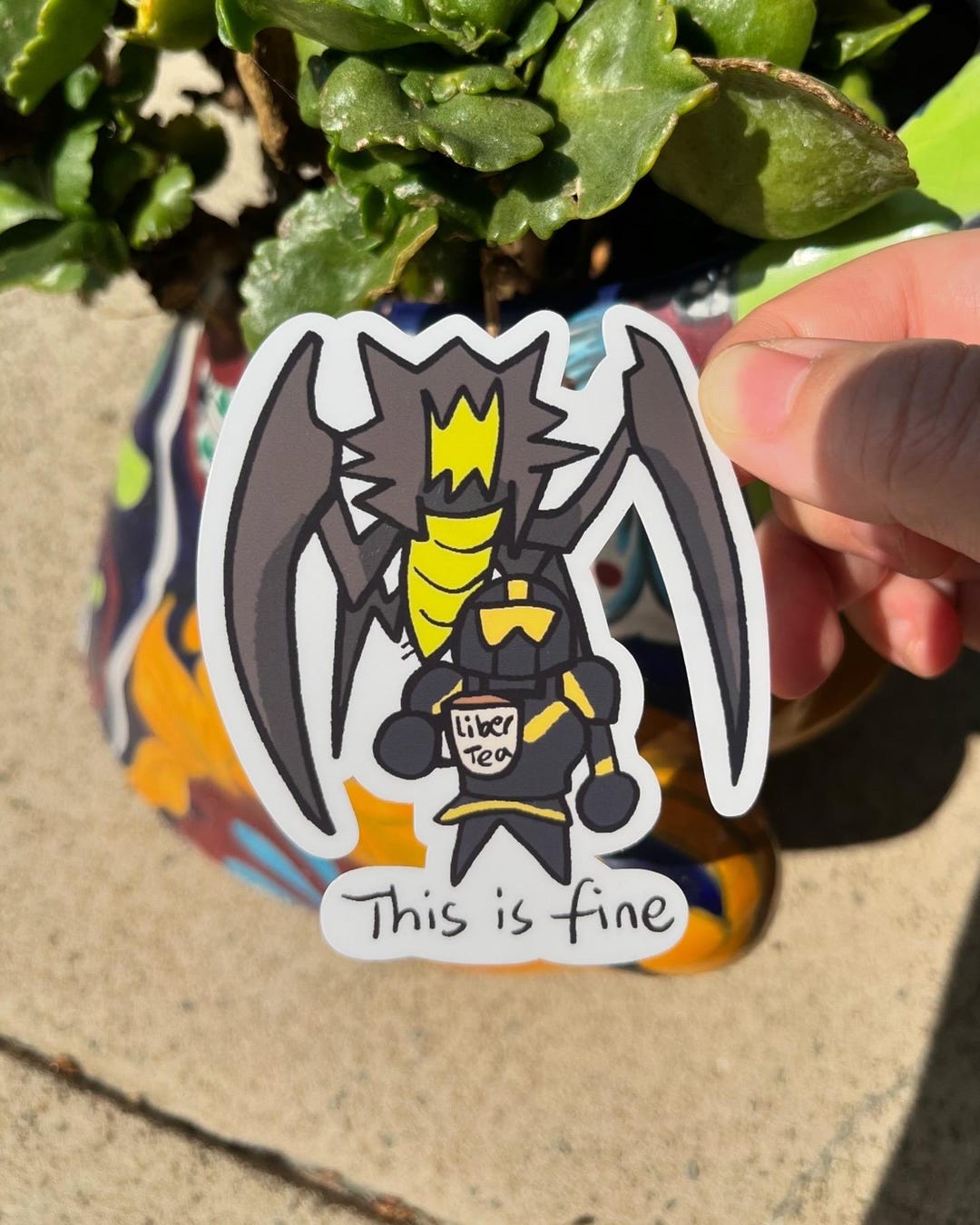 This is Fine Sticker, Meme Sticker, Bug Killer Sticker - Etsy Australia