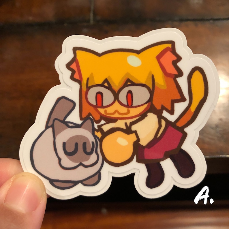 Neco Arc Sticker Neko Arc Sticker Melty Blood Arcueid - Etsy