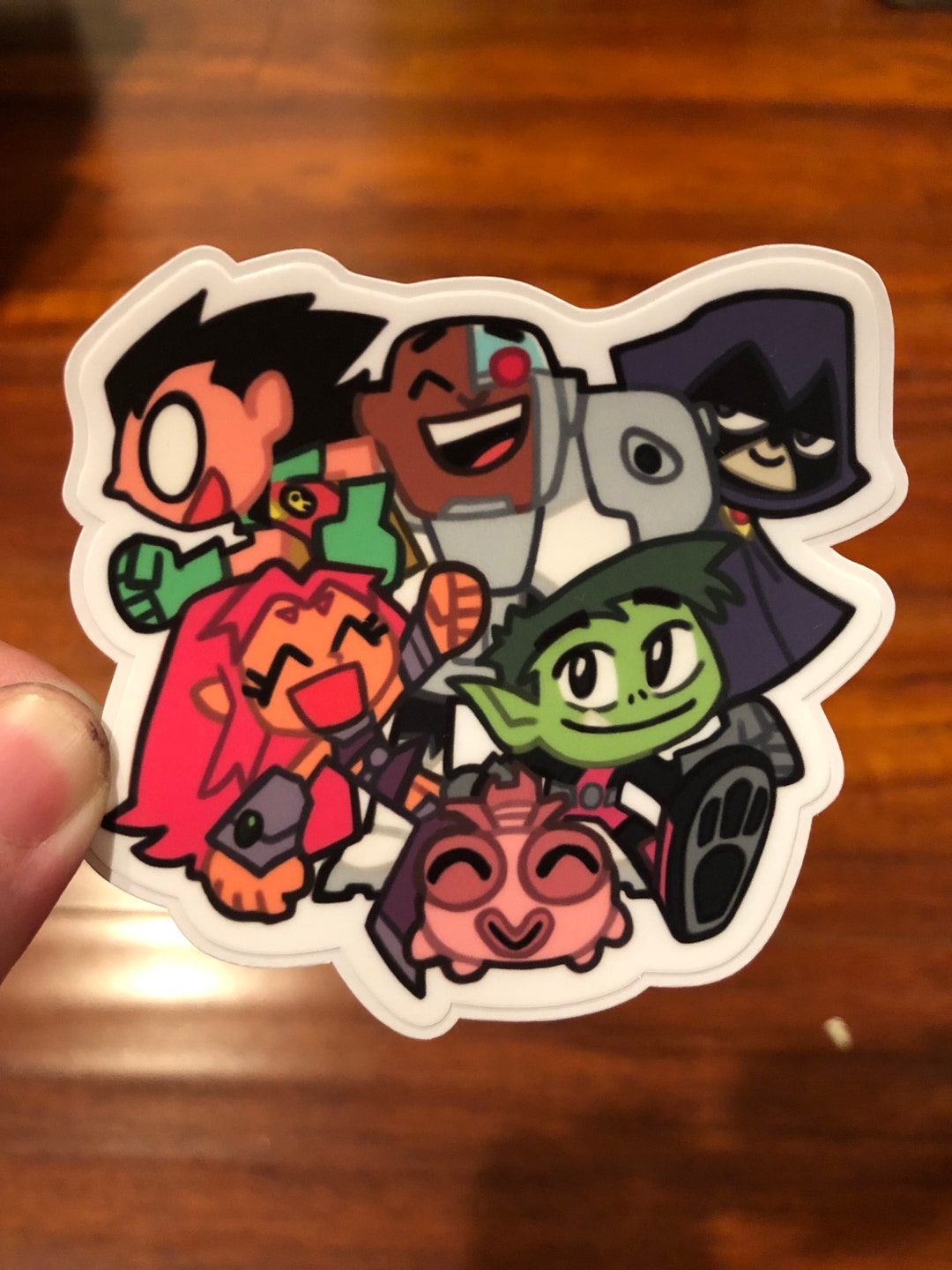 Teen Titans Go Sticker, Teen Titans Laptop Decal, Teen Titans, Titans ...