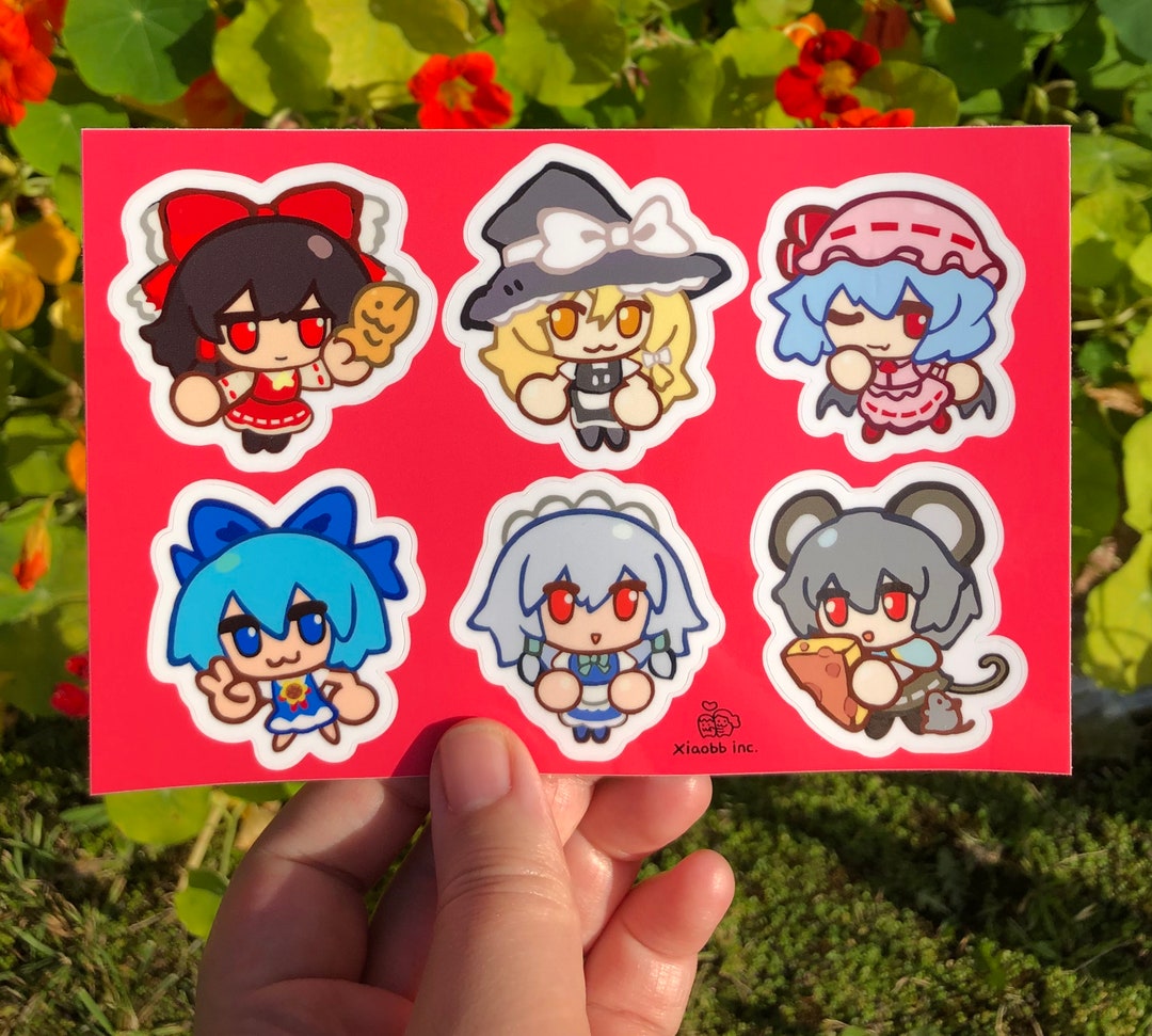 Touhou Sticker Sheet, Touhou Stickersheet - Etsy