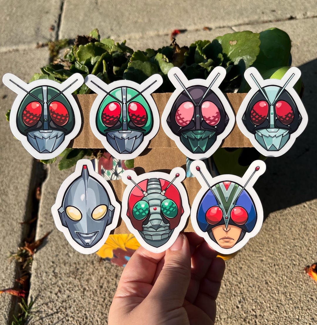 Kamen Rider Sticker, Shin Ultraman Sticker, Shin Kamen Rider, Kamen ...