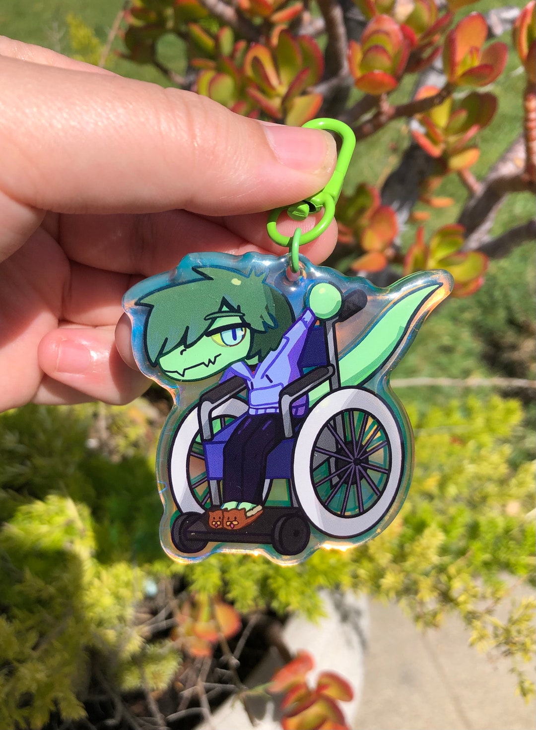 Olivia the Gator Acrylic Charm, I Wani Hug That Gator, Snoot Game Charm ...