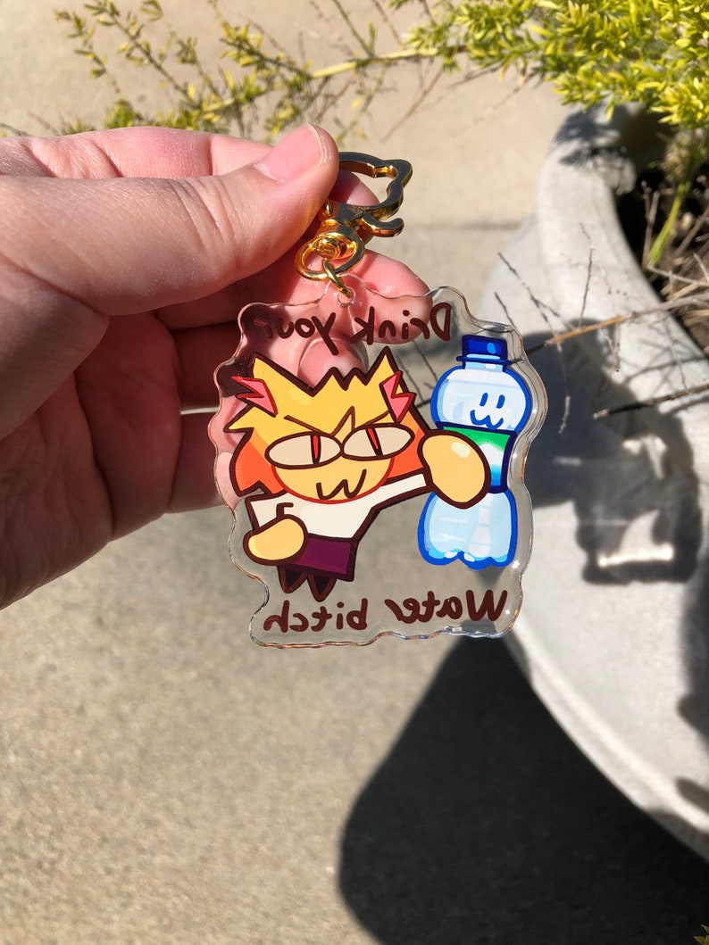 Drink Water Neco Arc Acrylic Charm, Neko Arc Keychain, Arcueid ...