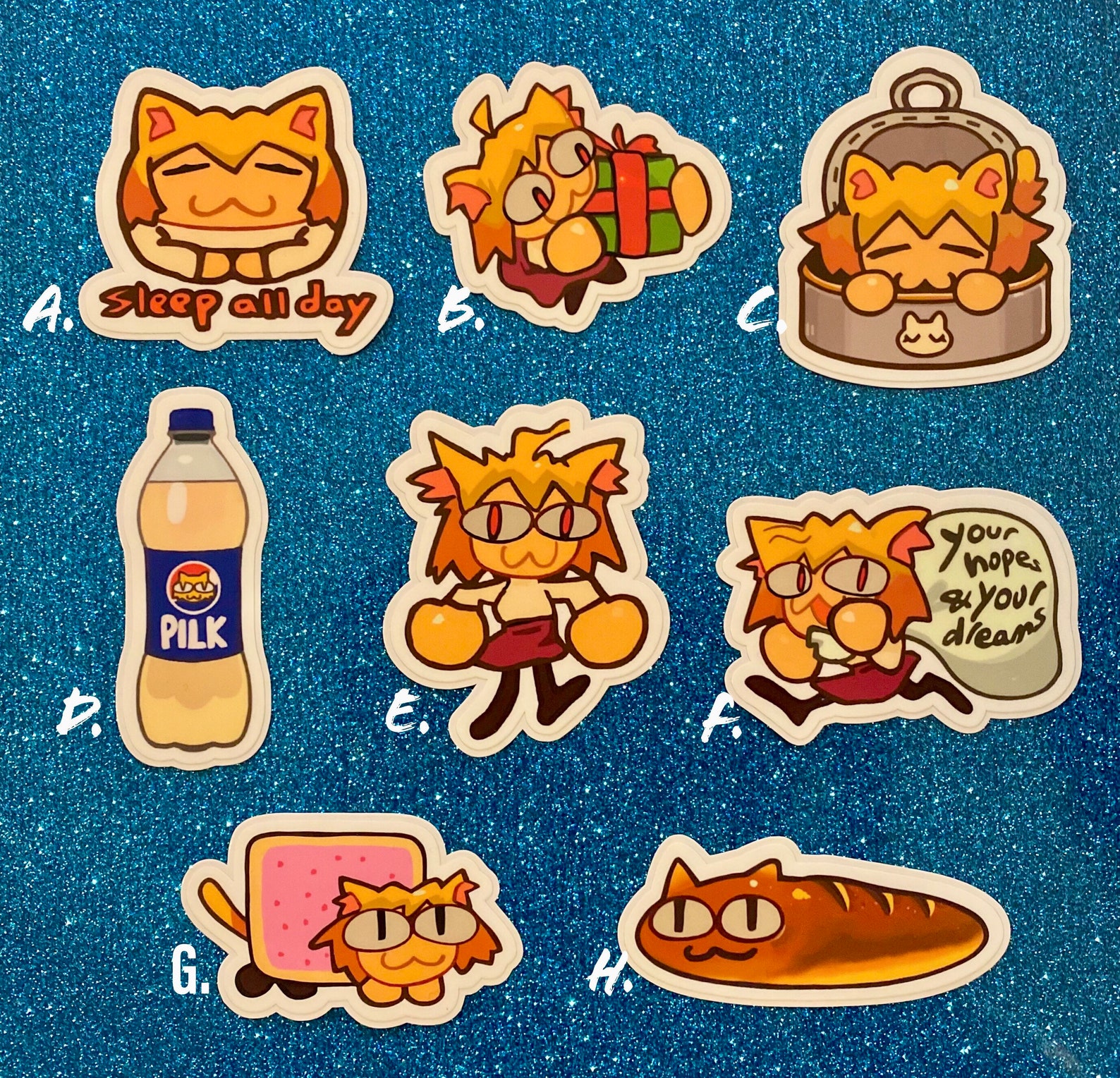 New Pilk Neco Arc Stickers, Neko Arc Decal, Melty Blood, Type Moon ...