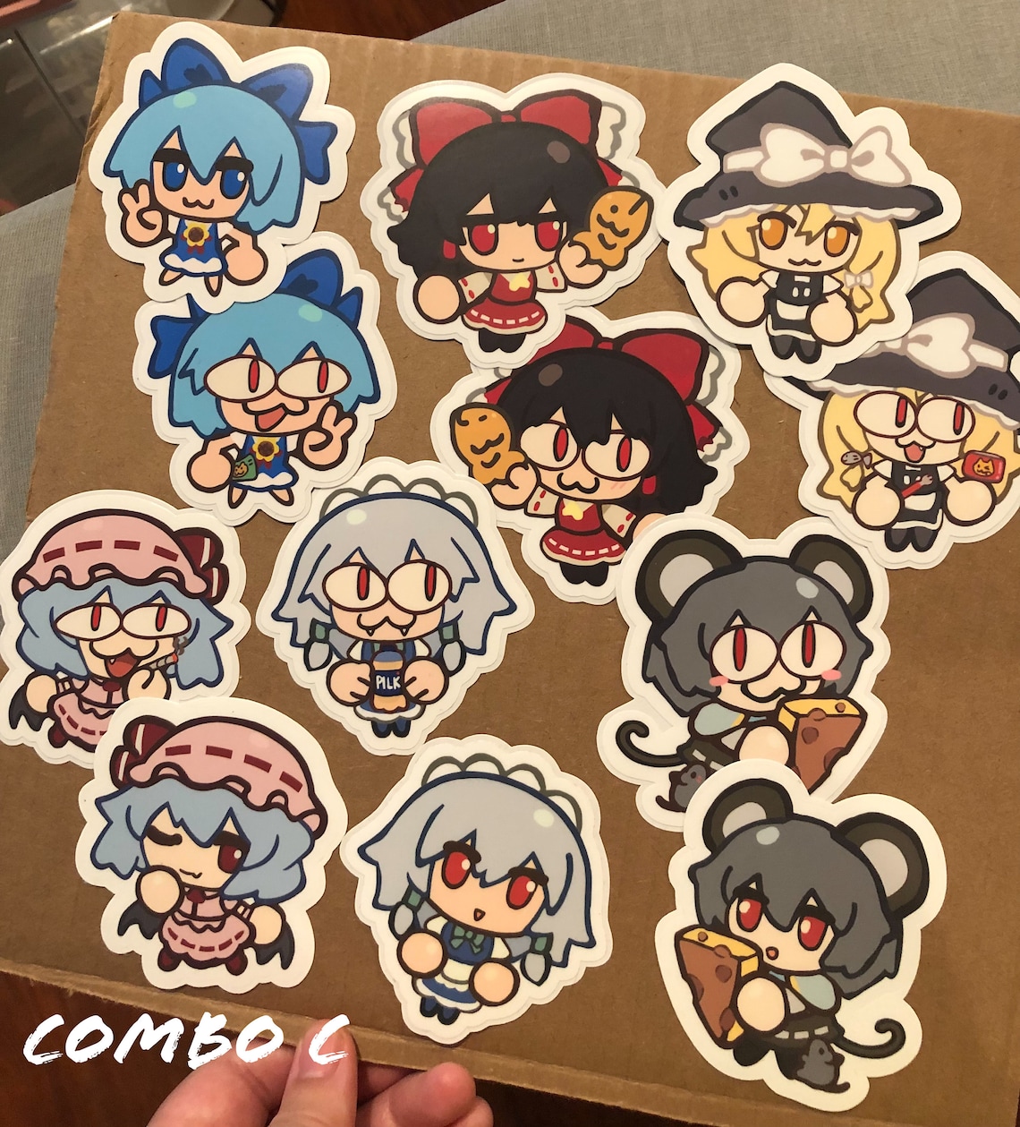 COMBO DEAL Touhou Neco Arc Vinyl Stickers - Etsy