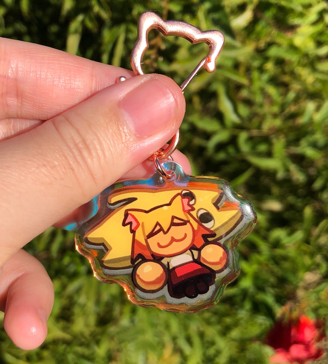 Sleeping Neco Arc and Chichi Charm, Neko Arc Holographic Keychain ...