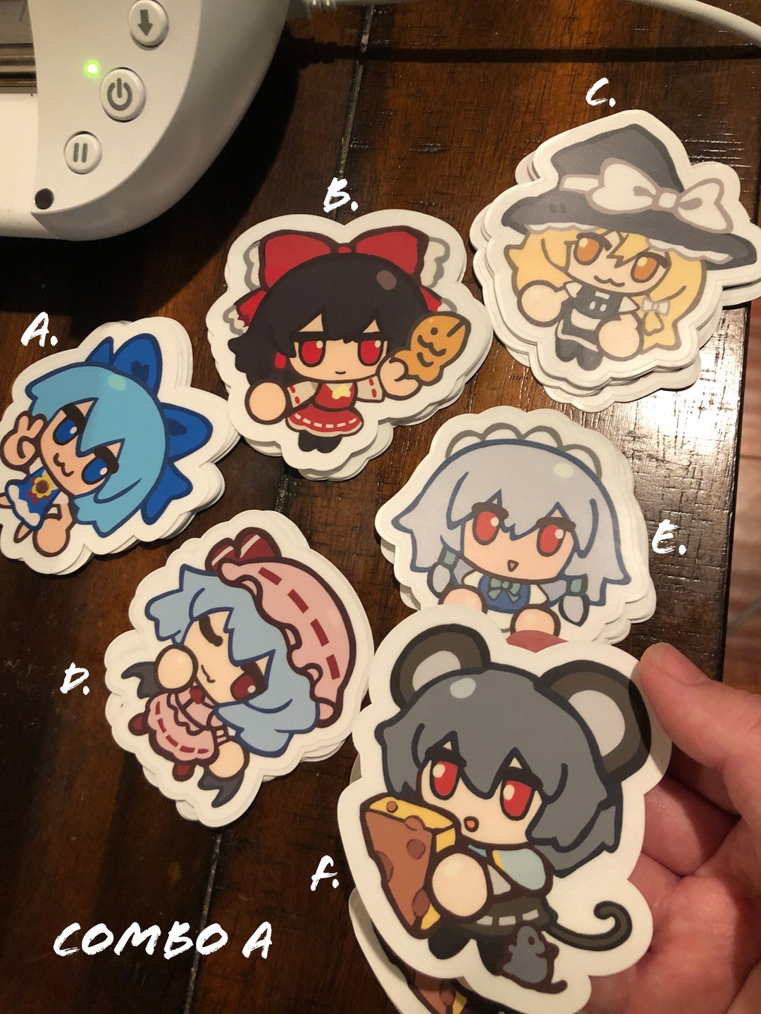 Touhou Neco Arc Vinyl Stickers, Wave 1 - Etsy