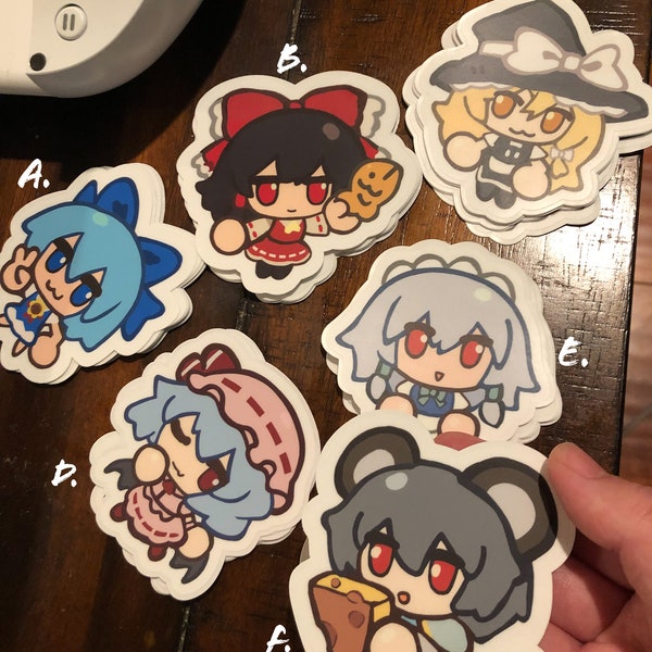 Touhou Stickers - Etsy