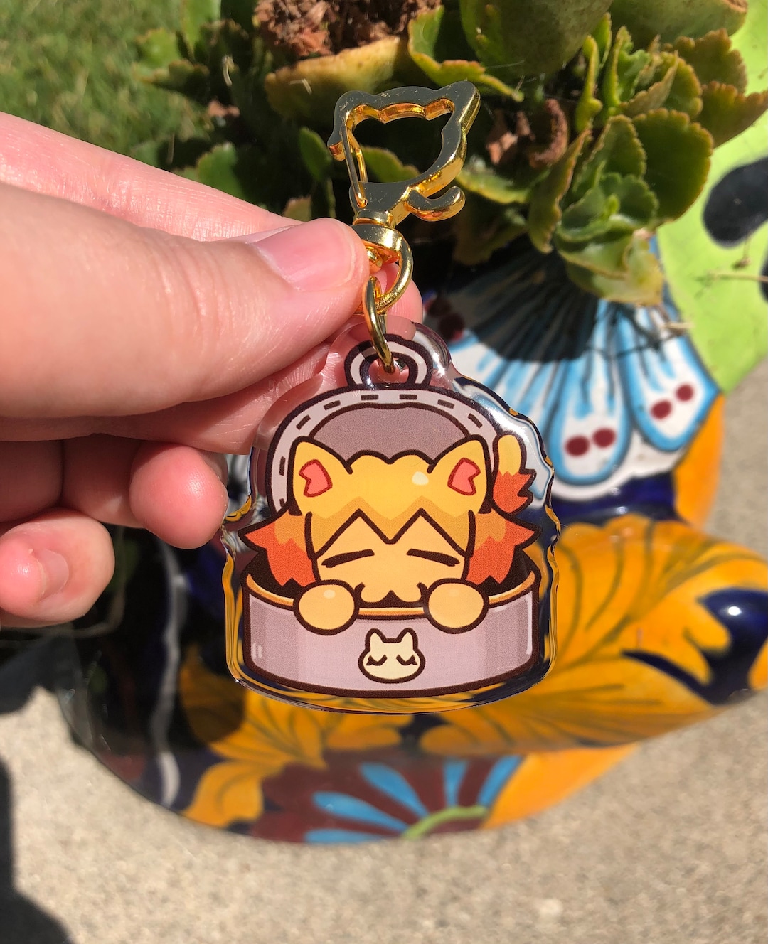 Tin Can Neco Arc Charm, Neko Arc Fish Can Keychain - Etsy