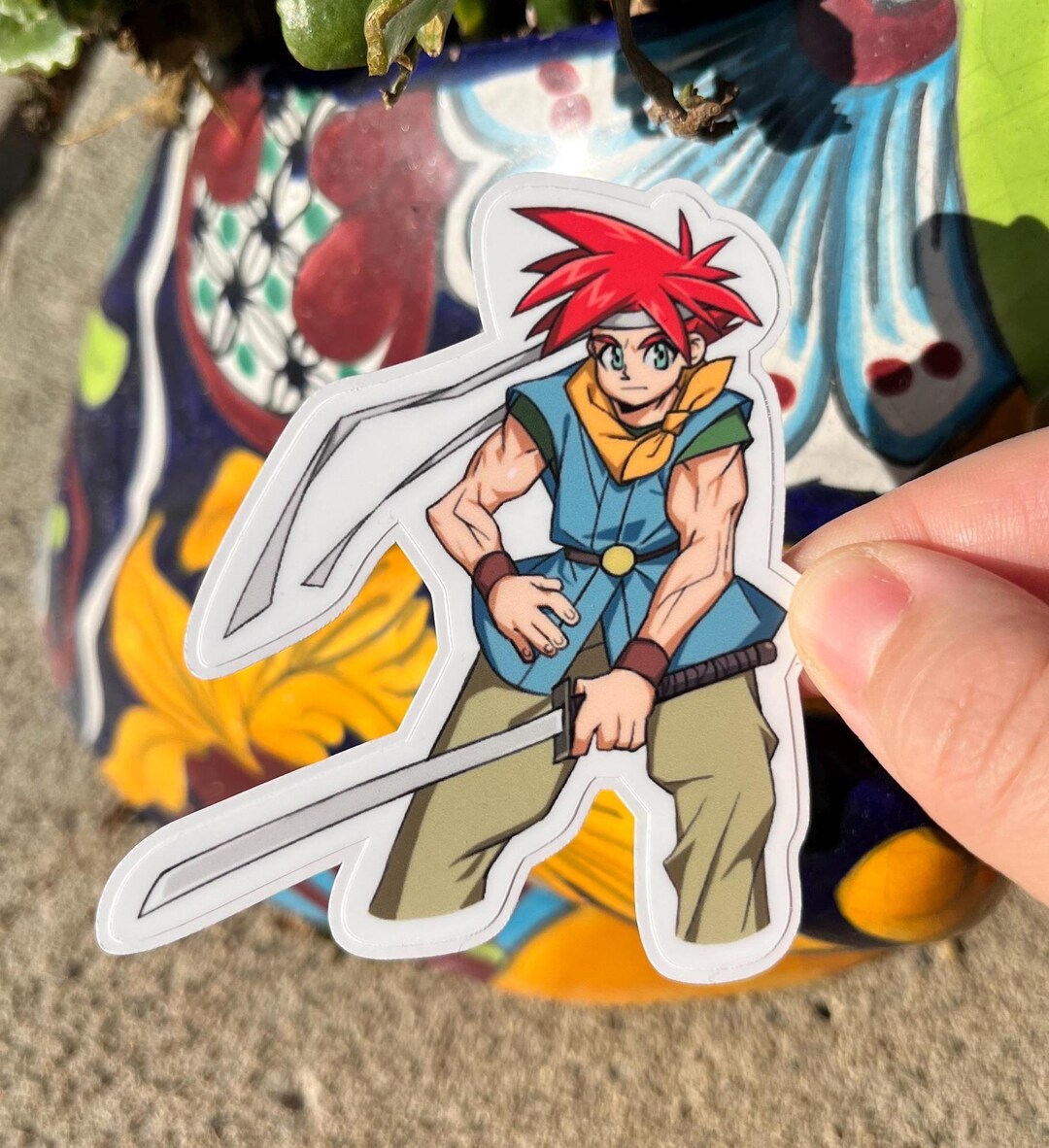 Crono Sticker, Chrono Trigger Sticker Vinyl Decal, Chrono Trigger ...