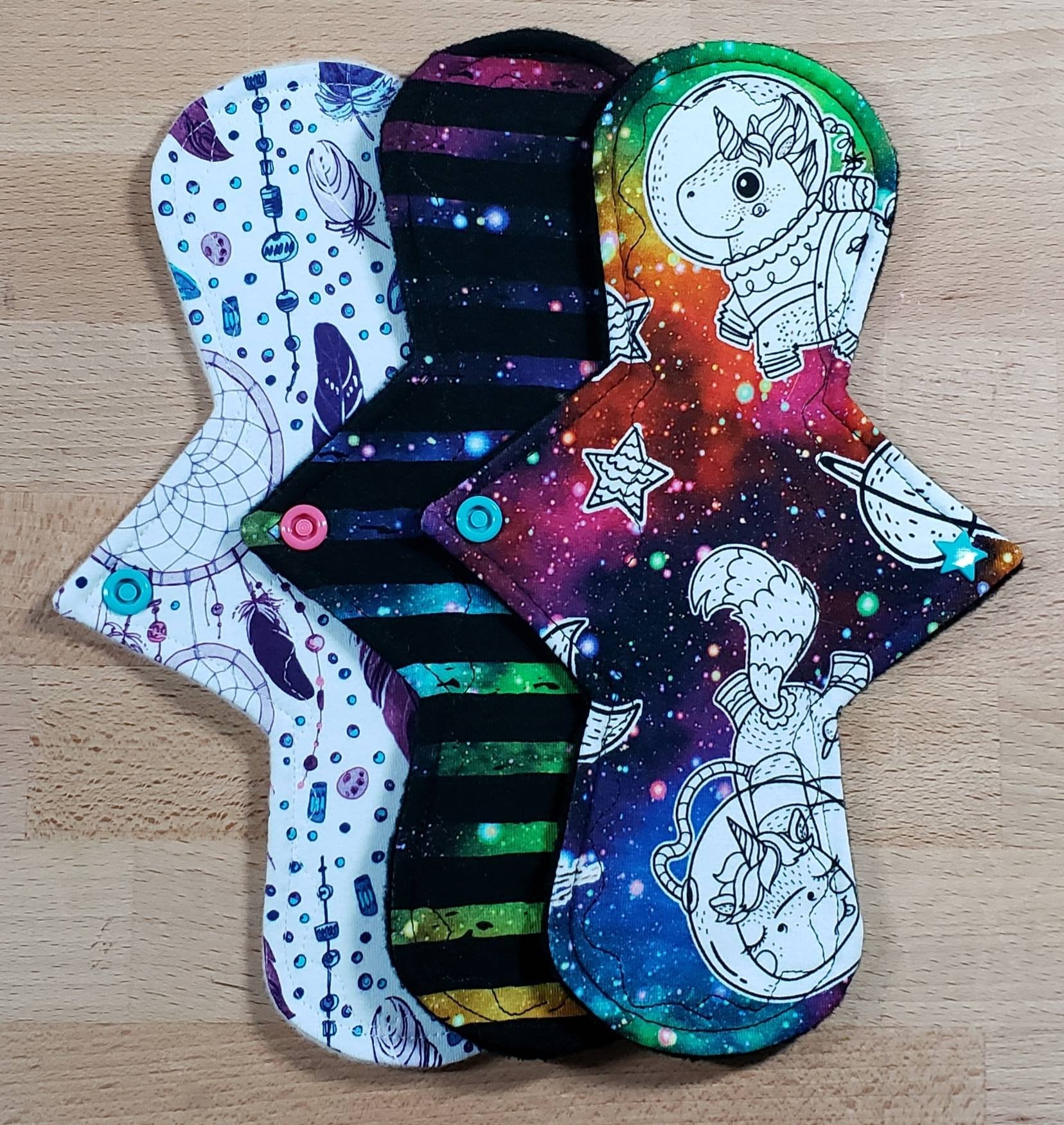 Elemental Narrow PDF Cloth Pad Pattern - 6 to 12 Inches - 2.25 Inch ...