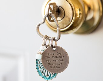 Quote Key Chain - Etsy