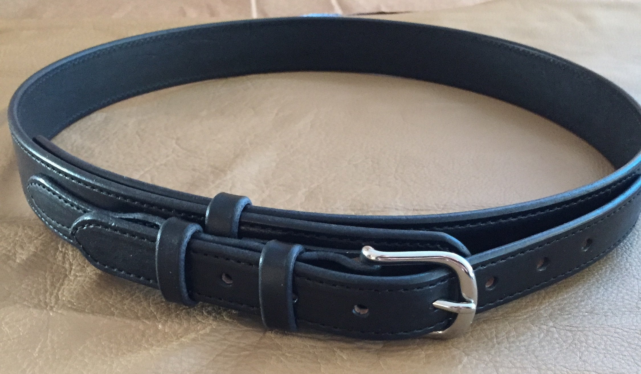 Amish Handmade Leather Belt: Texas Ranger Style Western Belt, 1.75 ...