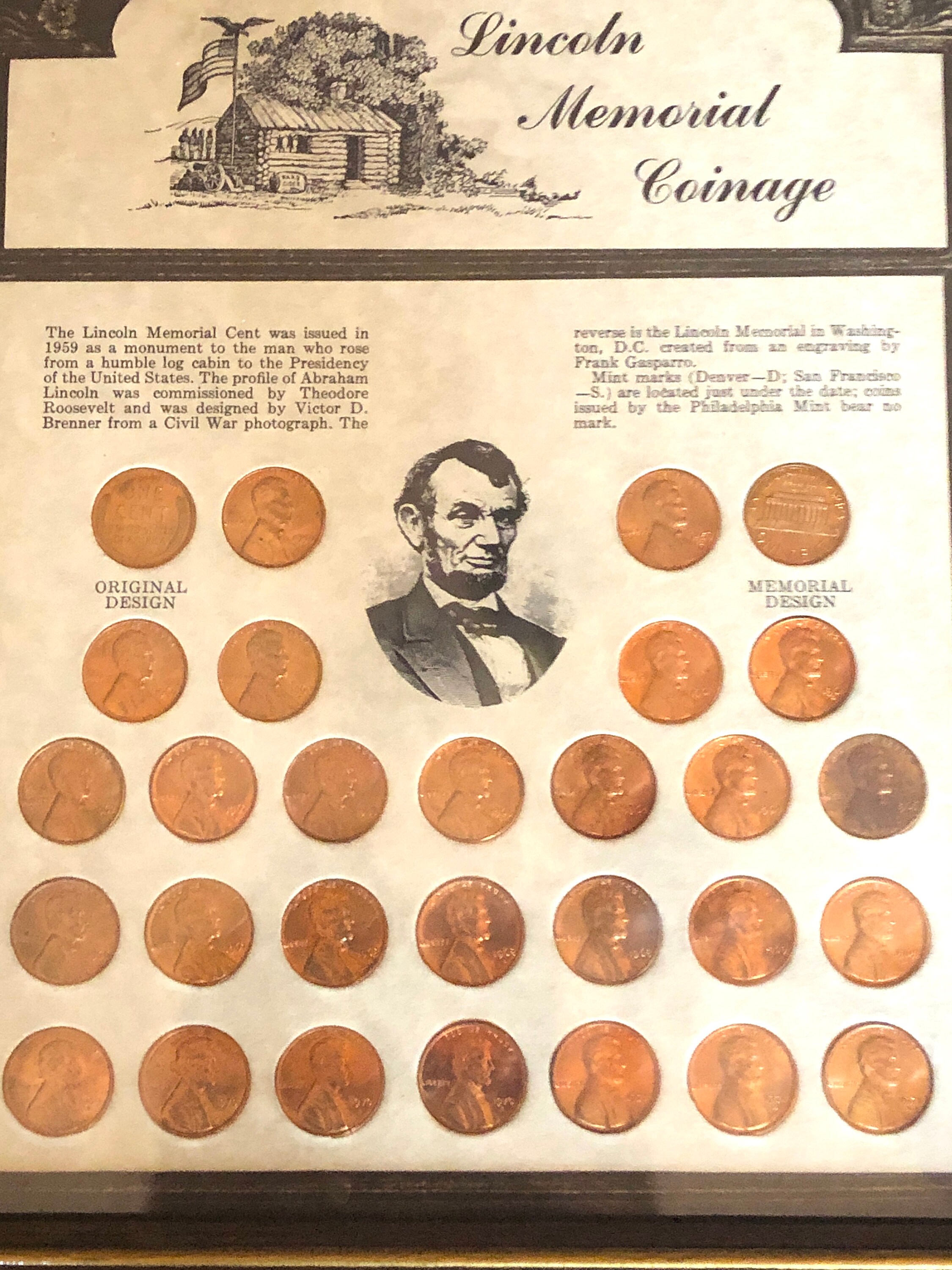 Custom Lincoln Penny Set Collectible Gift Penny Collector Gift Log ...