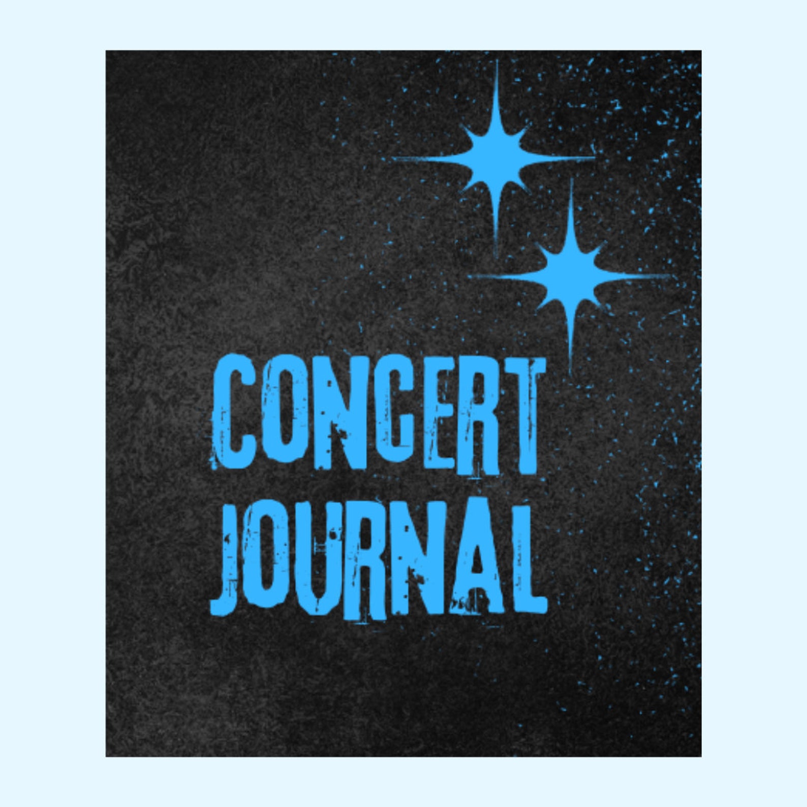 Concert Journal Guided Concert Recap Memory Book Digital Download PDF ...