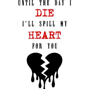 Emo Valentines | Printable Digital Download PDF - Etsy