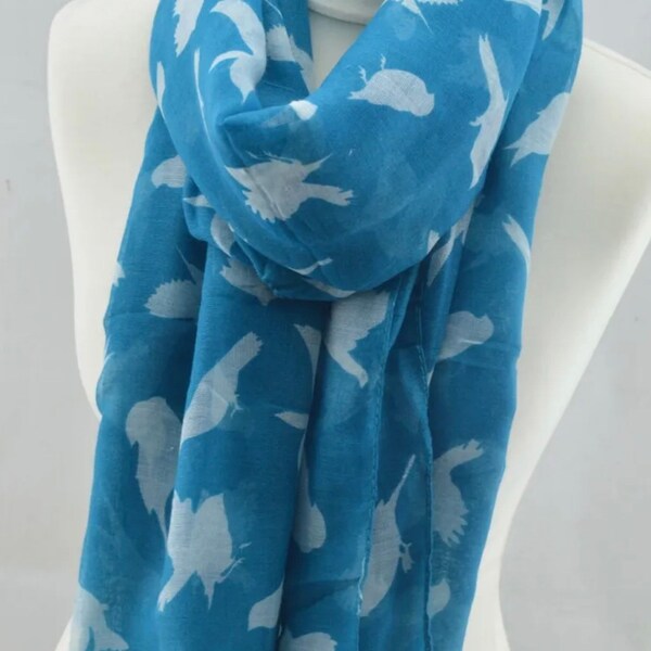Bird Scarf - Etsy UK