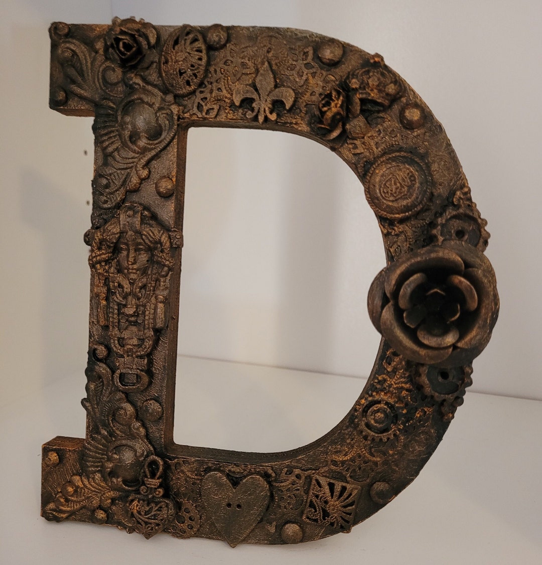 Steampunk Letter: D - Etsy