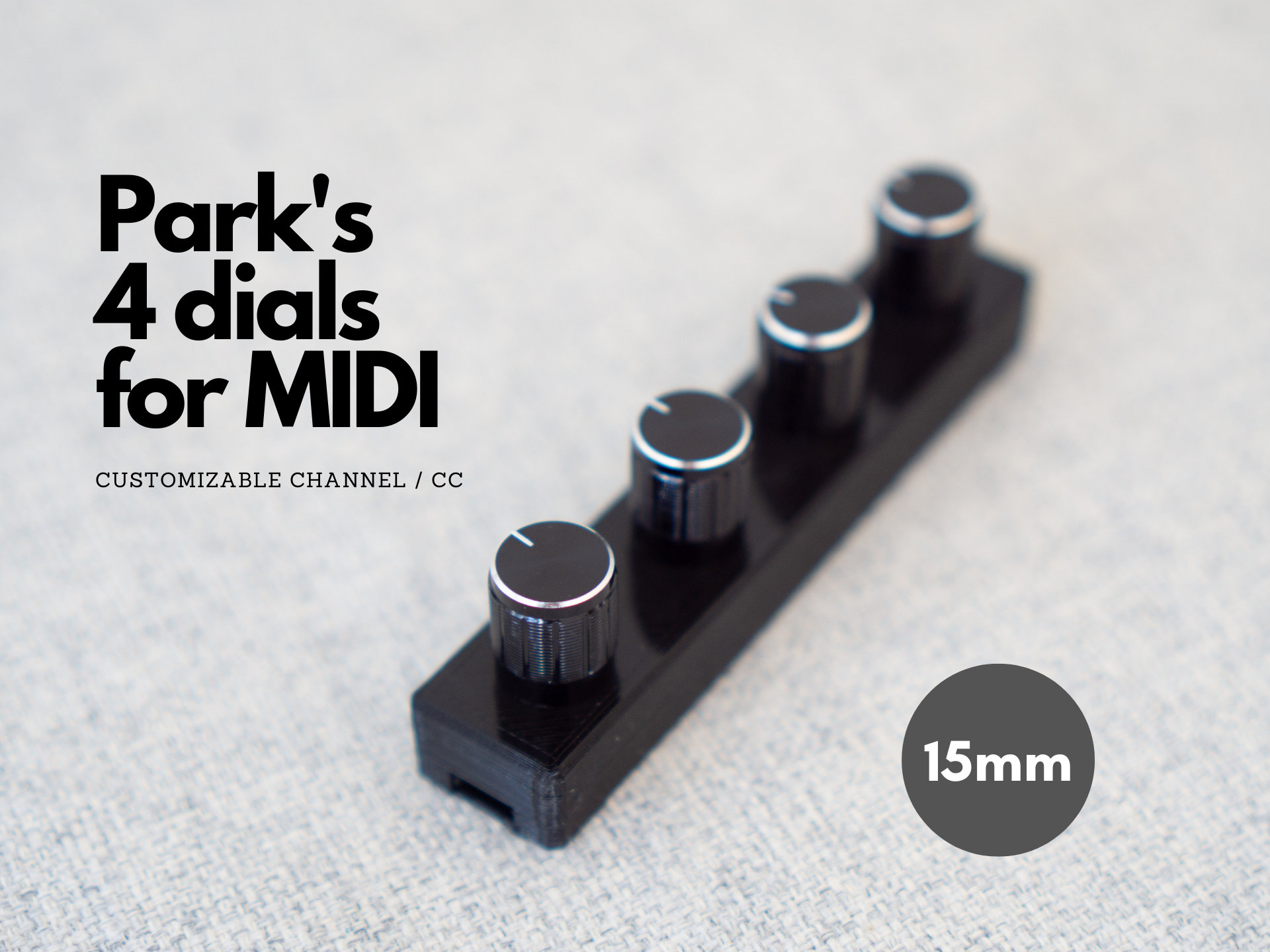 Park's 4 Dials for MIDI / Midi Controller Dial / Knob / - Etsy Canada