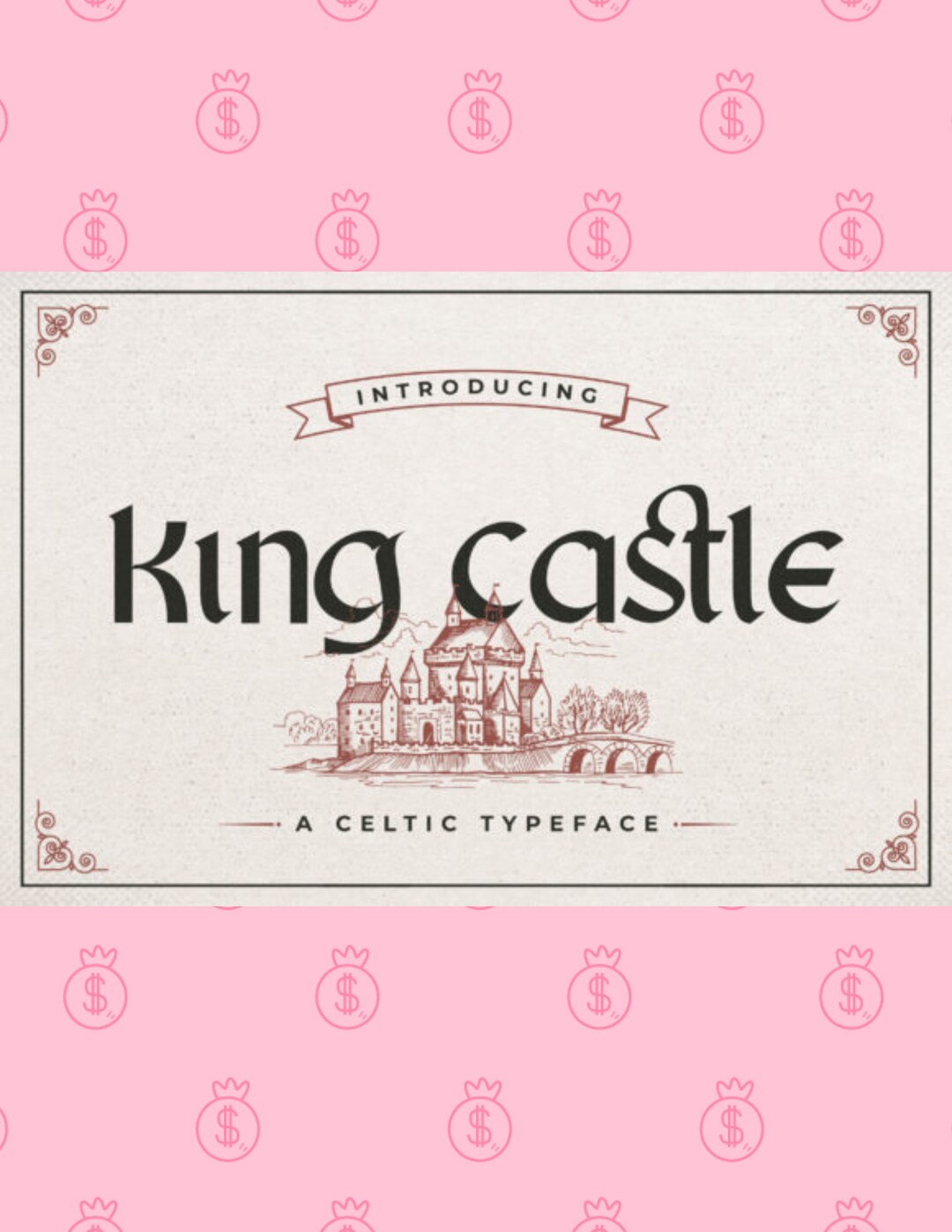 King Castle Font - Etsy