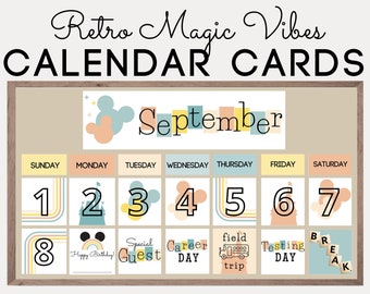 Pocket Chart Calendar - Etsy