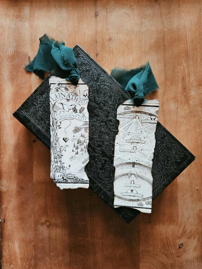 Fantasy Map Bookmarks SJM Collection | Mistakes & Misprints - Etsy