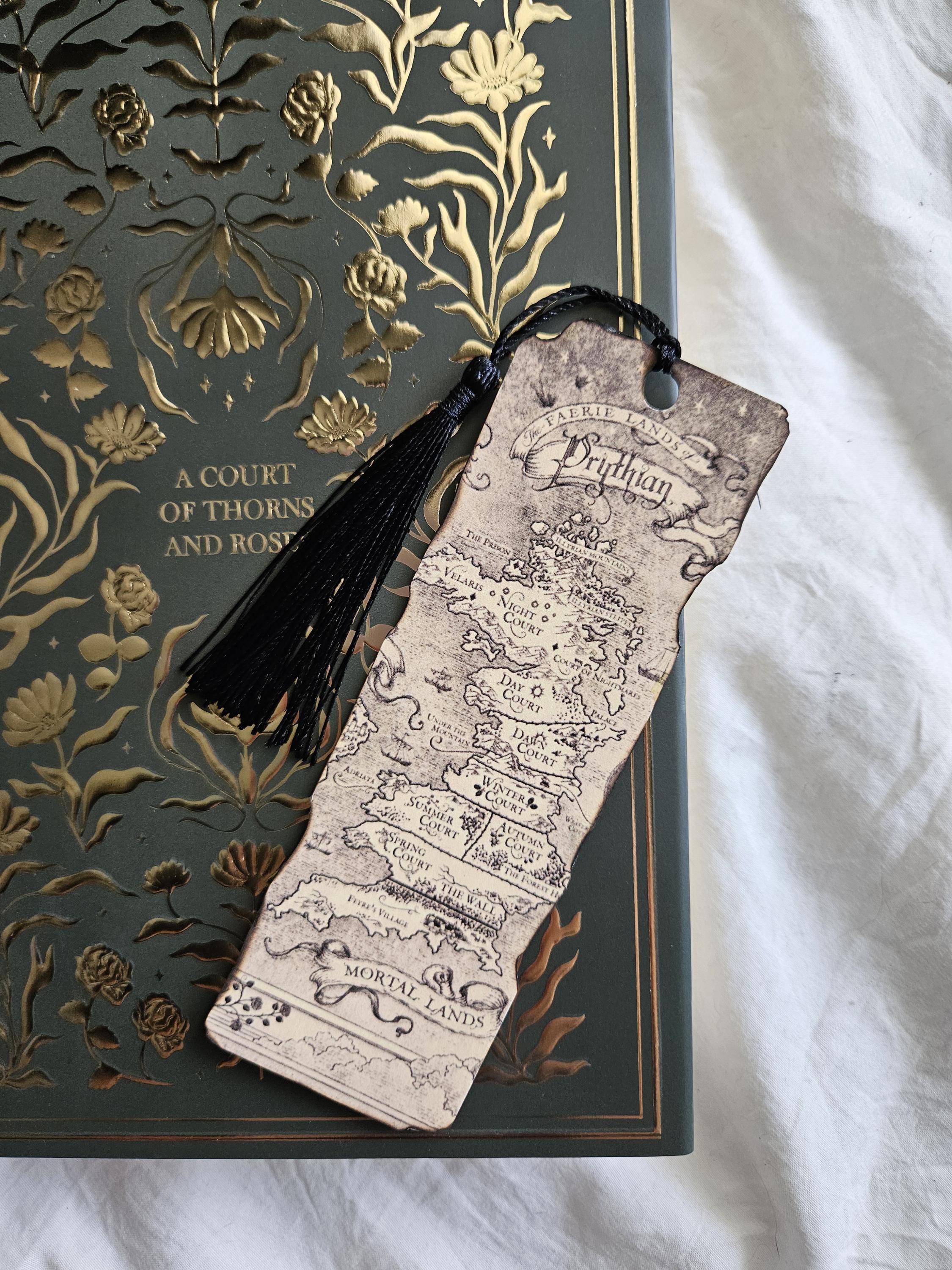 SJM Collection | Fantasy Map Bookmark - Etsy