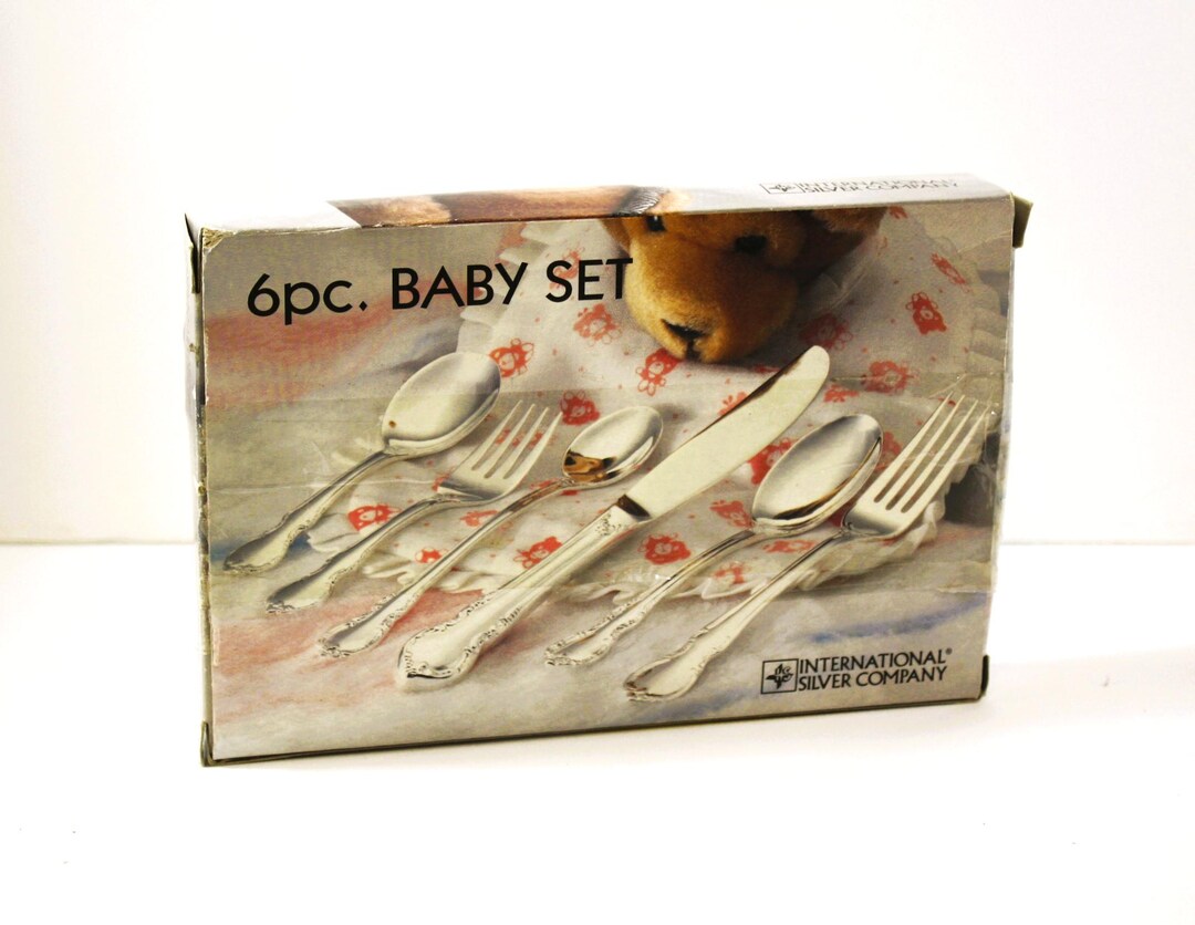 Silver-plated 6 Piece Child Silverware Set International Silver Company ...