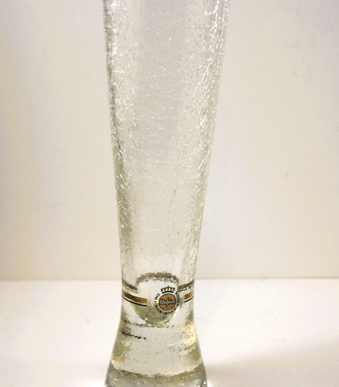 Warsteiner Crackle Beer Glass With Logo 9" High Germany Bar Barware - Etsy