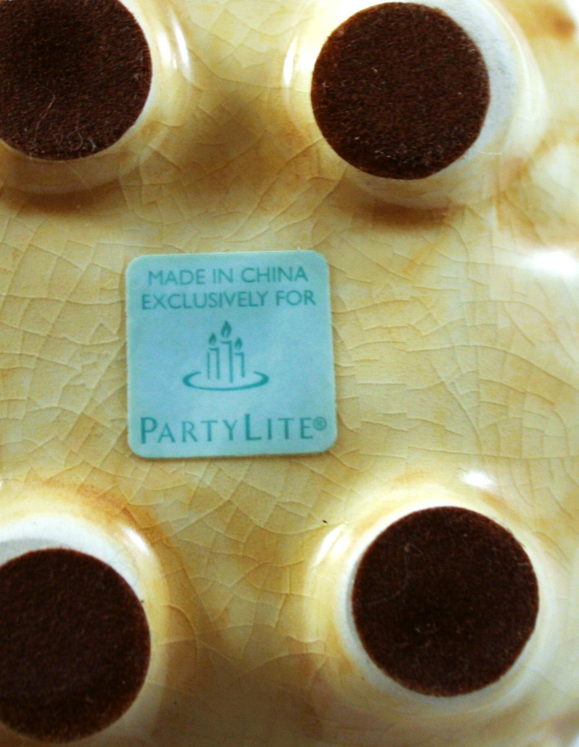 Partylite Candle Holder Sheep Ewe Tea Light Country Look Ceramic #PB401 ...