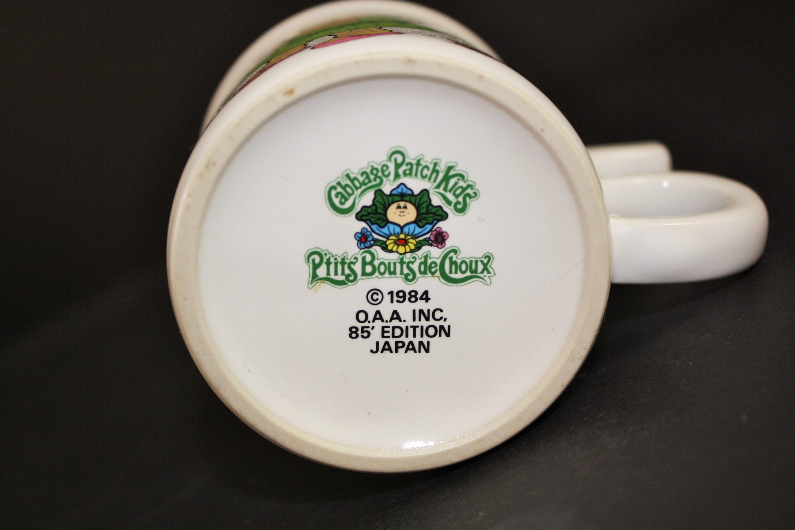 Vintage Cabbage Patch Kids Birthday Mug Age 5 Girl Blowing Bubbles ...