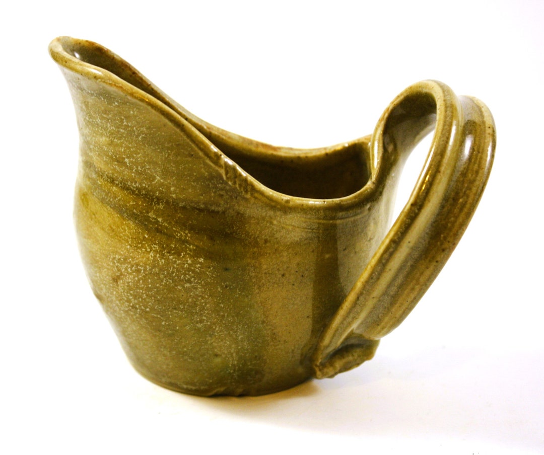Small Wall Pocket Pitcher Shaped With Handle Signed Tan - Etsy