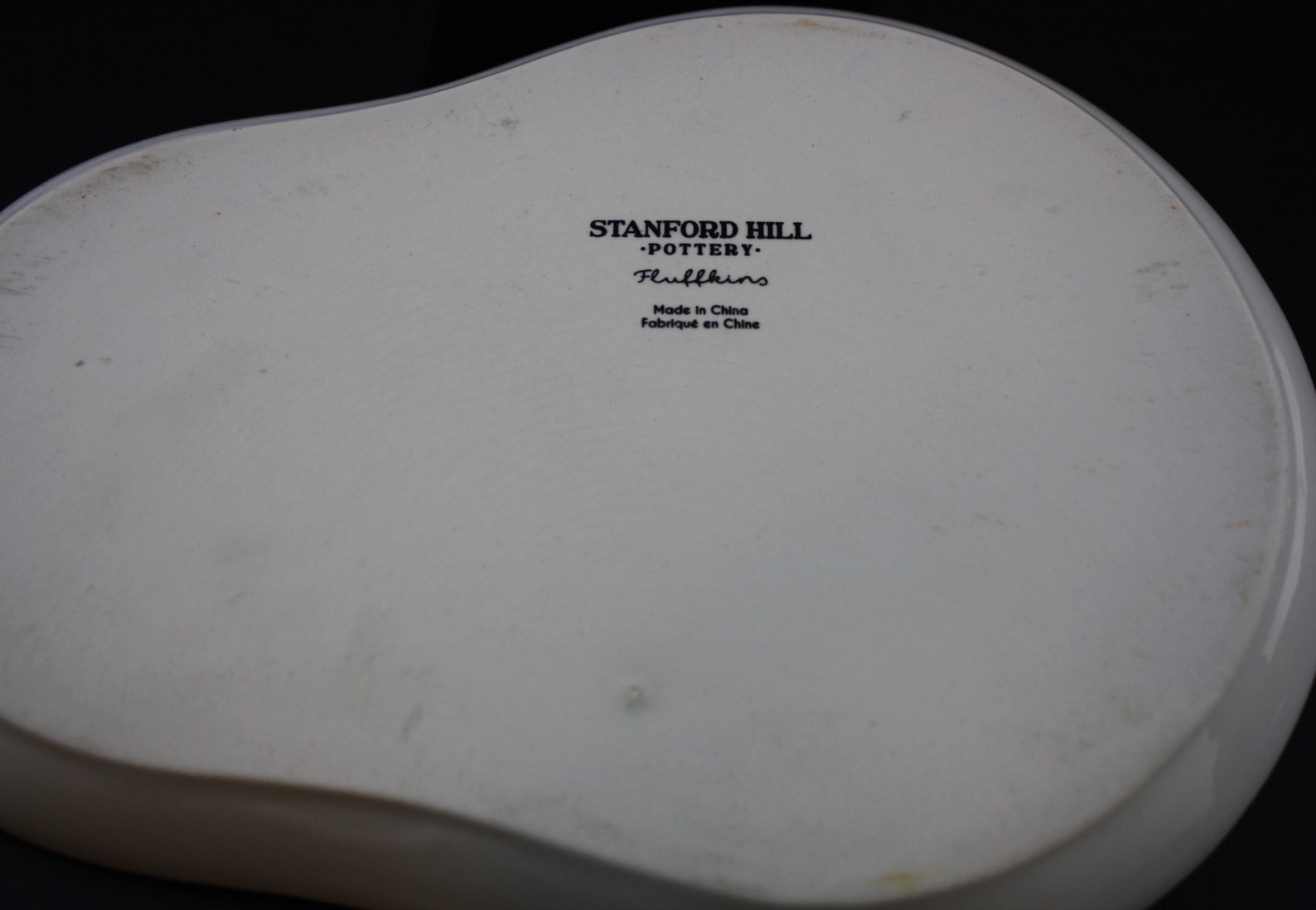 Stanford Hill Pottery 'fluffkins' Plate Yellow With Bunny Made in China ...