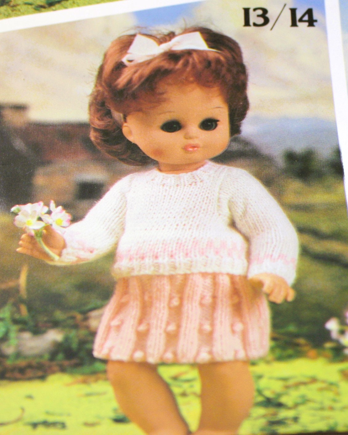 Knitting Patterns 'bears & Belles' 11" Dolls 9 1/2" - 16" Baby Dolls 14 ...