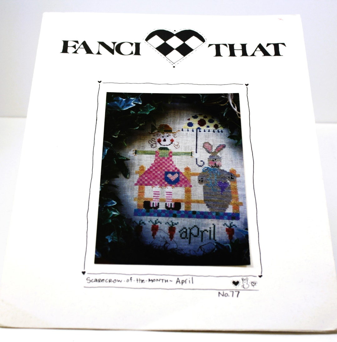 Cross Stitch Pattern 'scarecrow-of-the-month April Fanci That 77 Rabbit ...