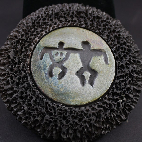 Raku Coasters - Etsy