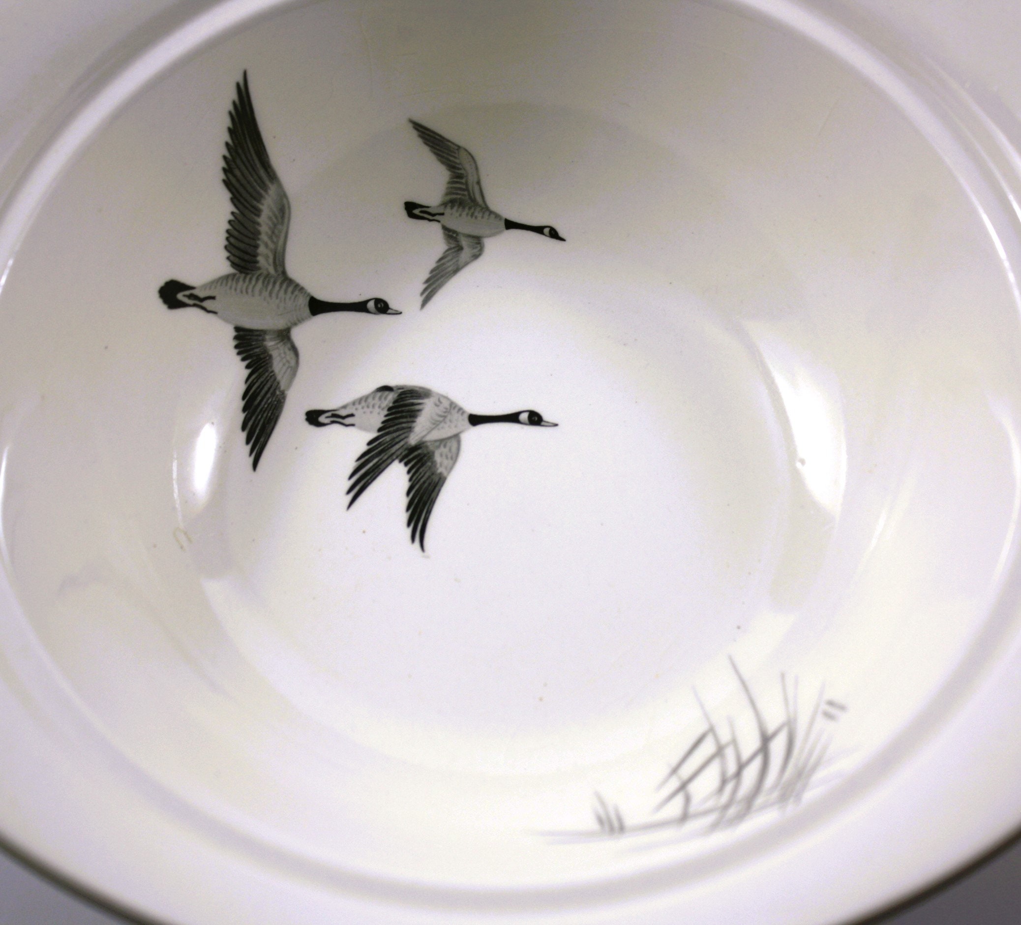Vintage Johnson Bros Flying Geese Serving Bowl 1950s England - Etsy