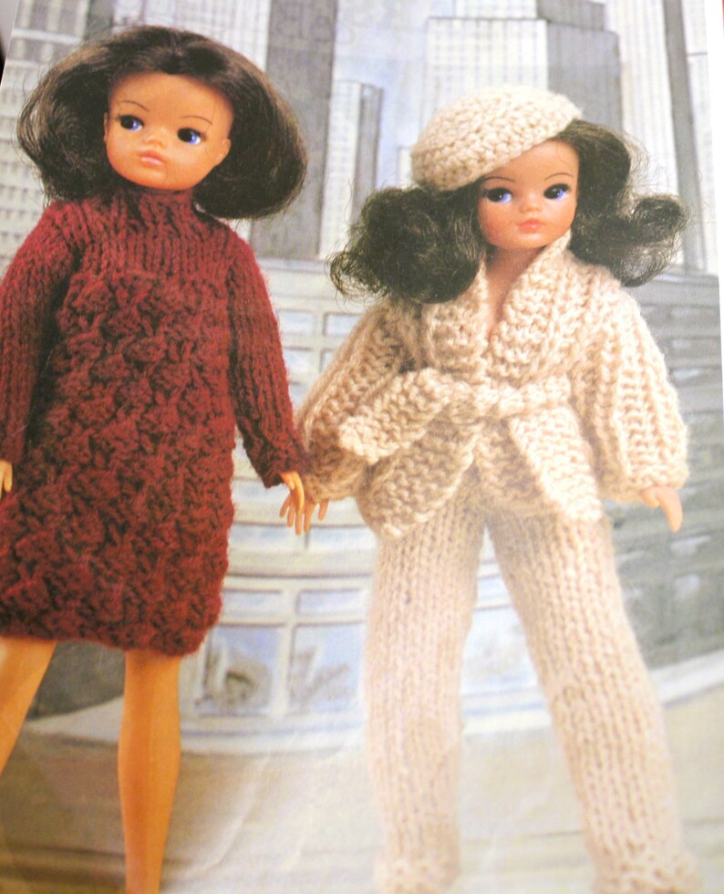 Knitting Patterns 'bears & Belles' 11" Dolls 9 1/2" - 16" Baby Dolls 14 ...