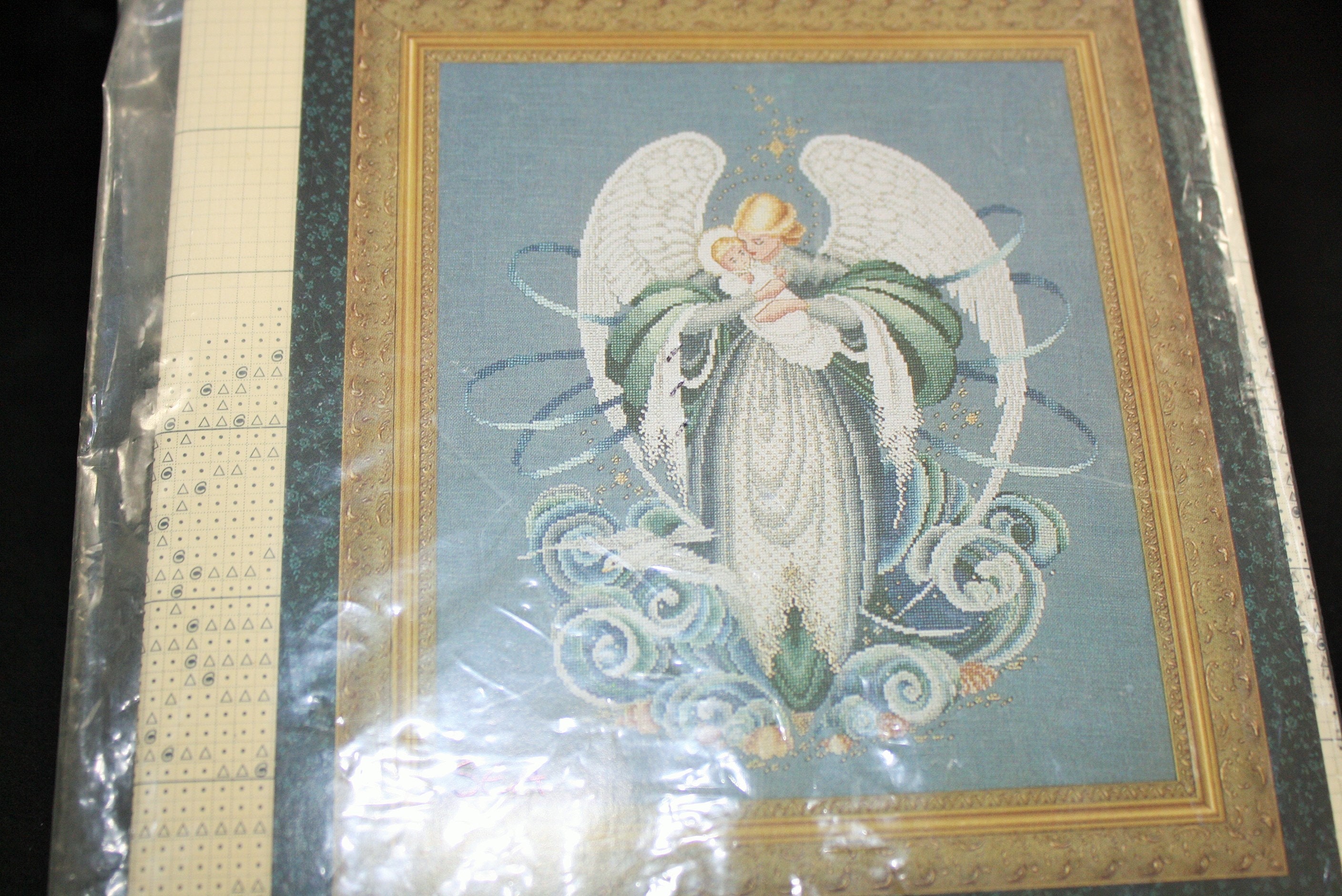 Lavender & Lace Cross Stitch Pattern Angel of the Sea - Etsy