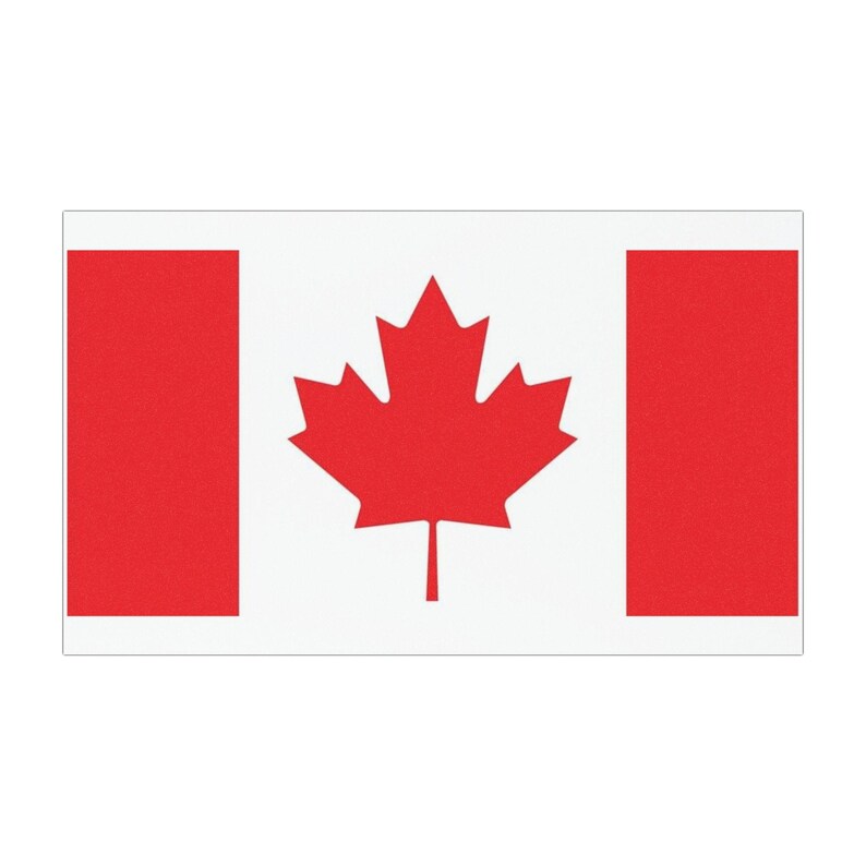Canada Flag Car Magnets, Canadian Pride Car Magnet, Maple Leaf Flag ...