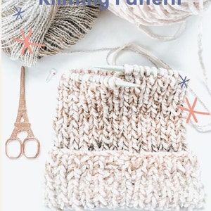 Best Seller, Knitting Pattern Beanie Hat, Velvet, Easy, Beginner, Knit ...